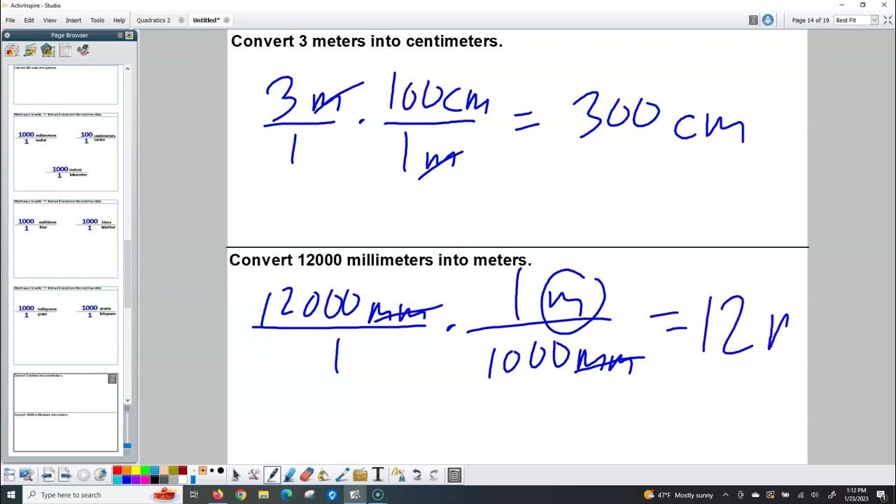Converting Units and Dimensional Analysis - YouTube