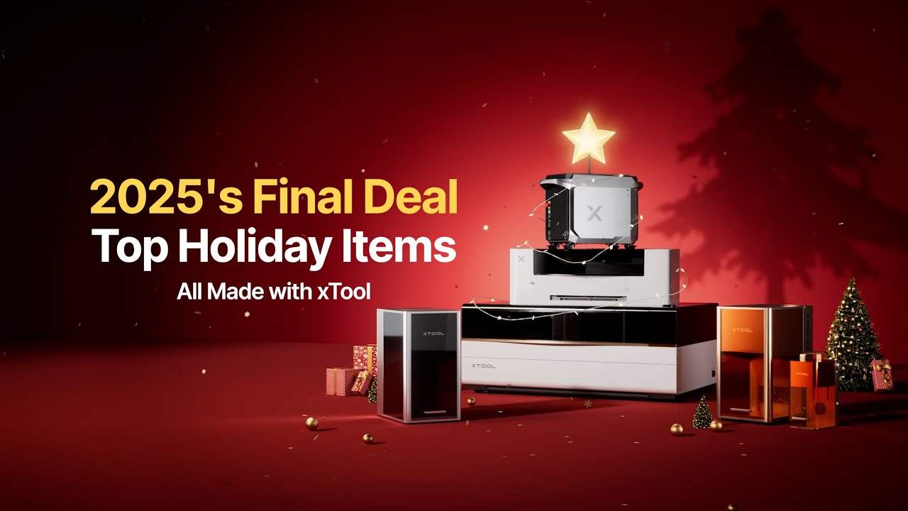Turn Your Hobby Into Holiday Income with xTool This Christmas 🎄 - YouTube
