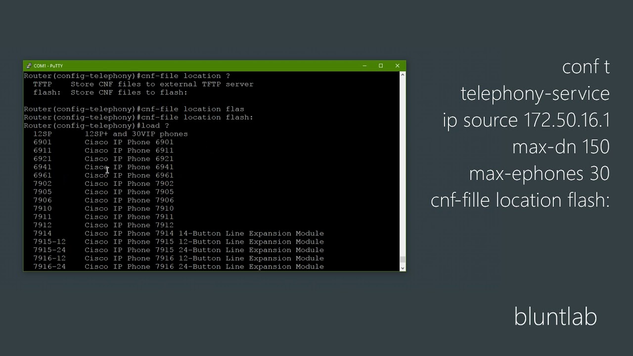 Cisco CallManager Express Home setup - Part 3 | Connecting phones - YouTube