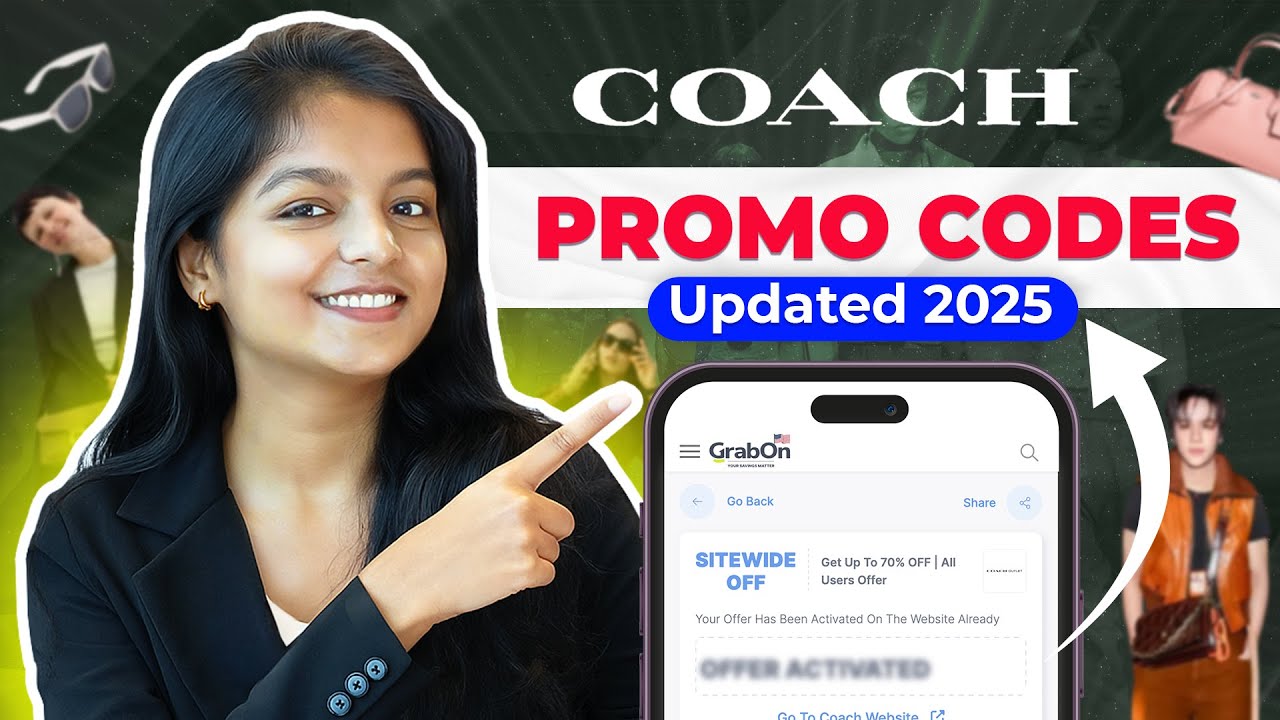 Coach Coupons & Promo Codes 2025 | Coach Discounts & Offers - YouTube