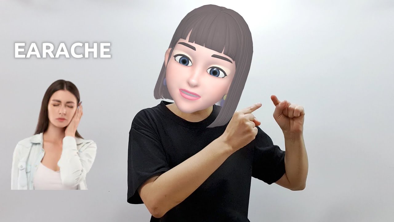 American Sign Language (ASL) Lesson: Earache - YouTube