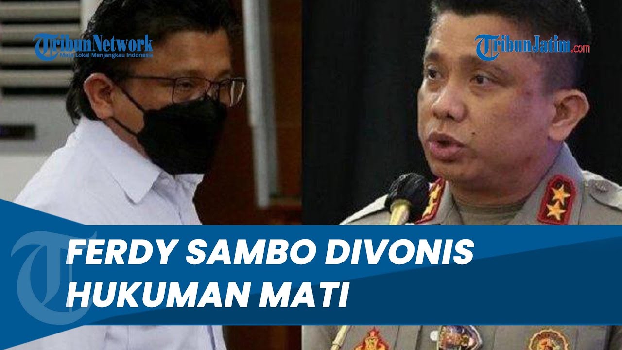 Ferdy Sambo Langsung Tertunduk seusai Majelis Hakim Memvonis Hukuman ...
