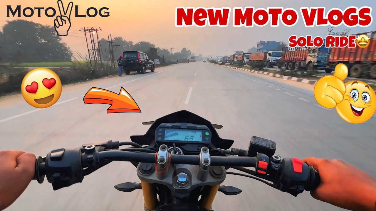 My New Moto Vlog On Highway 😍 | New Bike Video | Yt Rohit 01 - YouTube