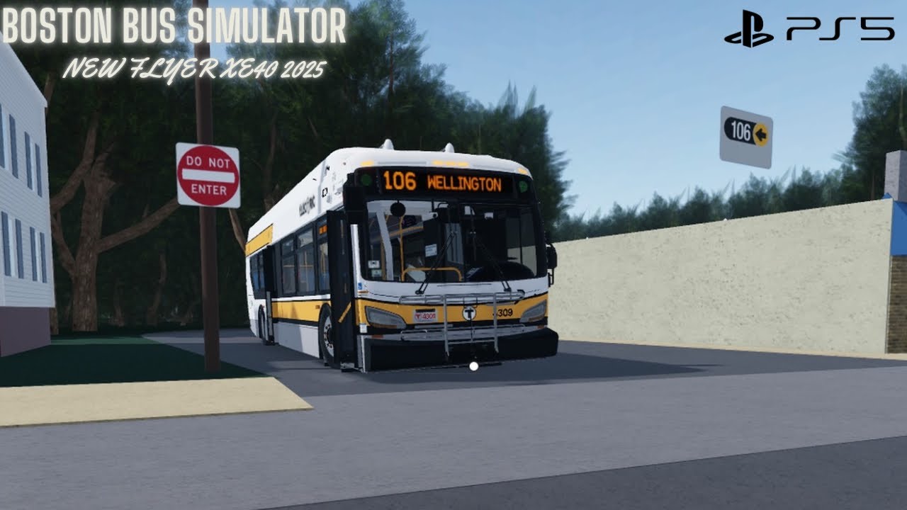 Roblox | Boston Bus Simulator | Route 106 Wellington | New Flyer XE40 ...