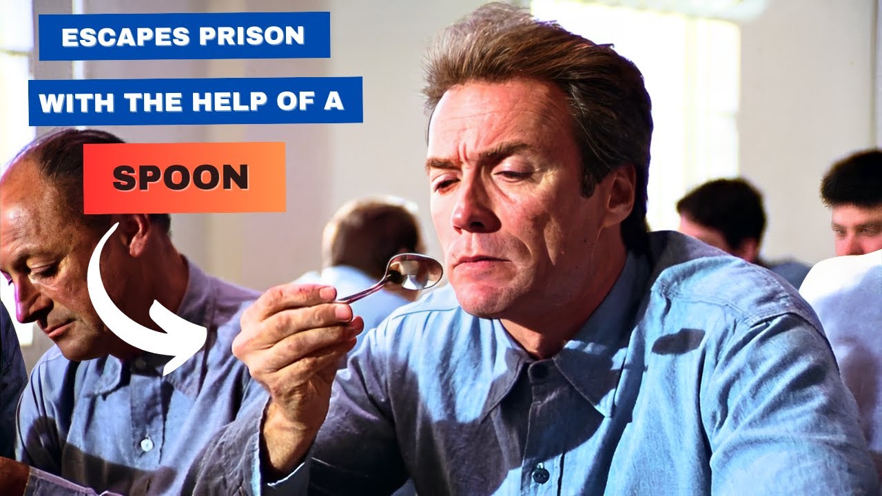He escapes the prison with the help of a spoon - YouTube