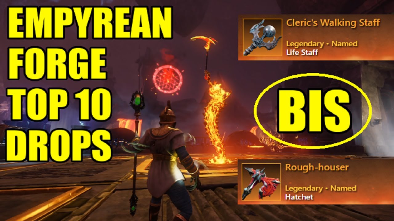 Top 10 Drops From The New Empyrean Forge Expedition - New World Season ...