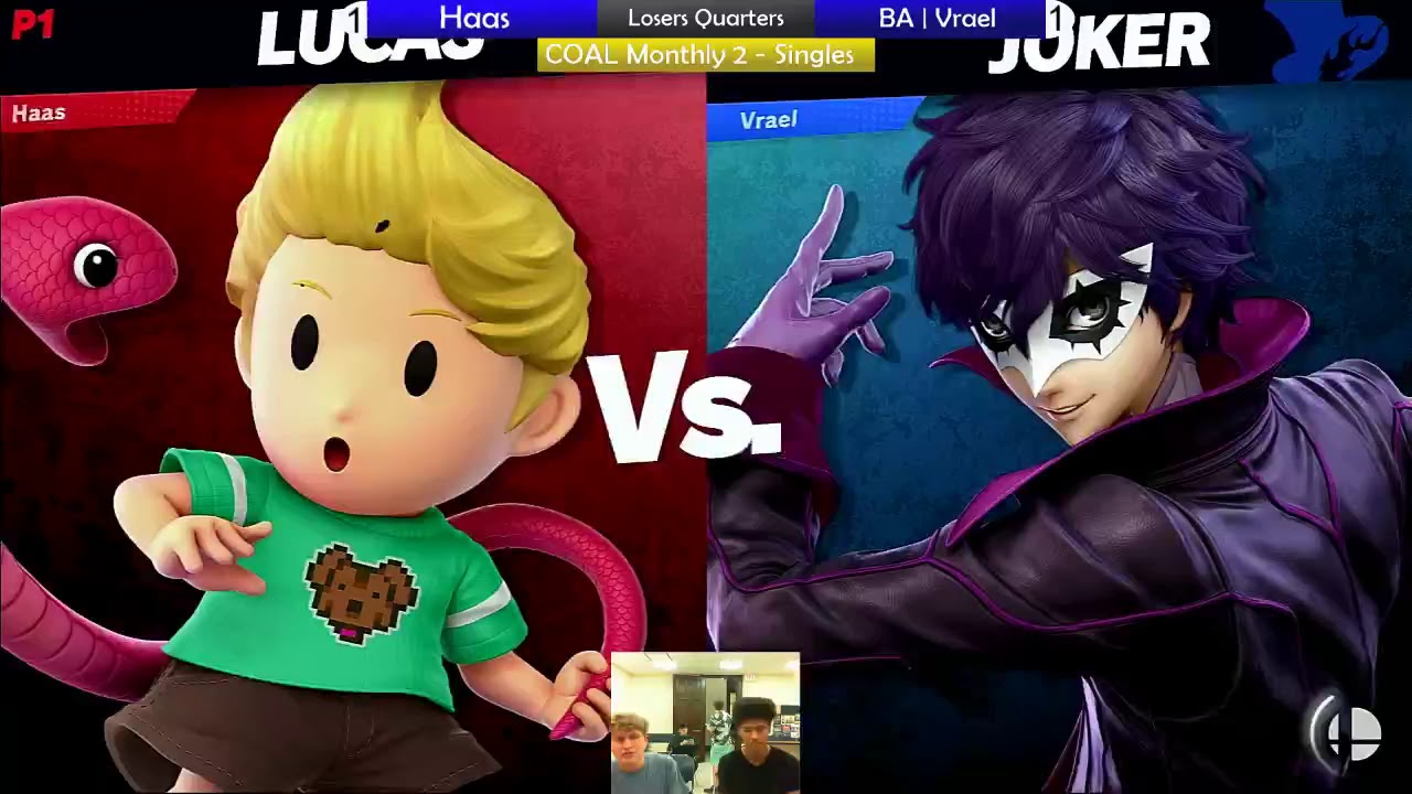 COAL #2 - Haas (Lucas) vs Vrael (Joker) - Losers Quarters - SSBU - YouTube