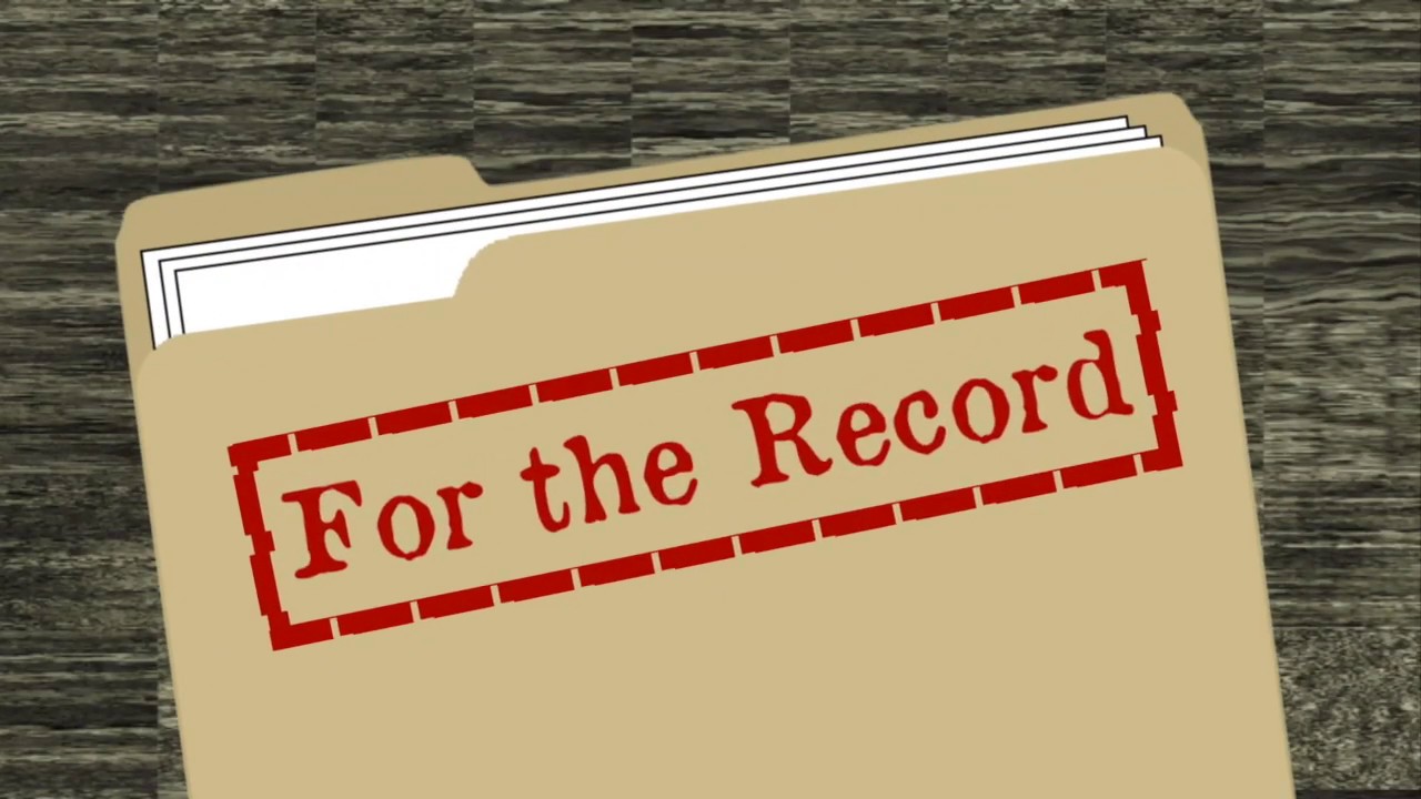 Something For The Record - YouTube