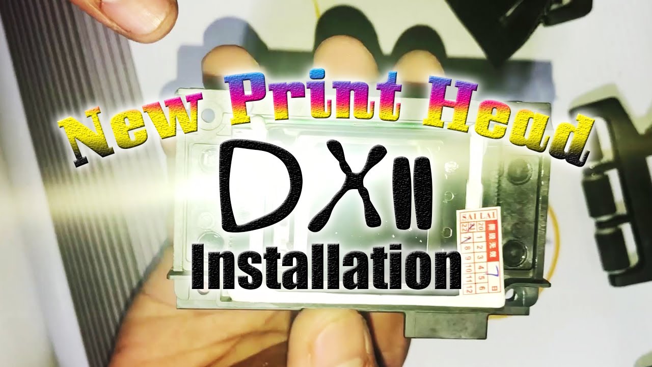 DX11 Changing Print Head Manual - YouTube