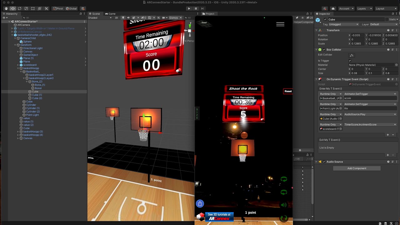 Interactive Helper Components to use in your Unity assetbundles for ARConnex augmented reality ...