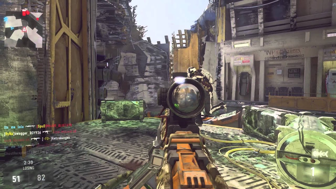 Cod Aw Sniper Quad Feed Ps4 - YouTube
