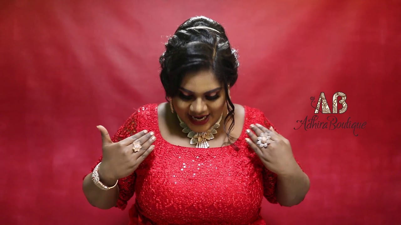 The bigil pandiyamma in long red frock - YouTube