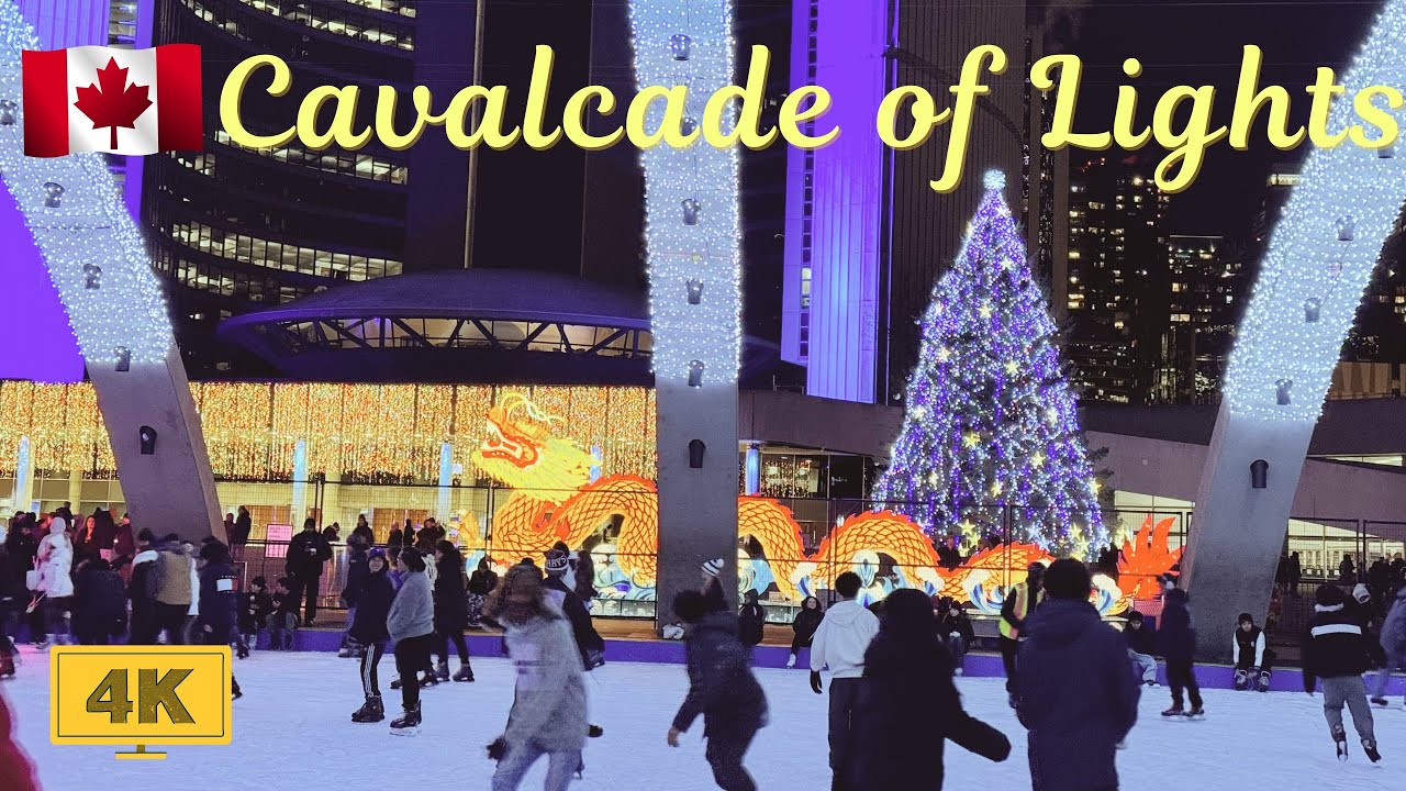 CAVALCADE OF LIGHTS FESTIVAL At Nathan Phillips Square, Toronto ...