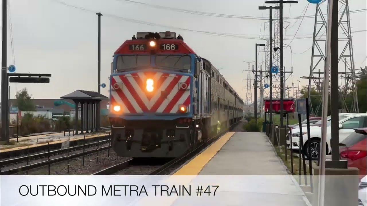 The Complete Metra Evening Rush Hour At Berkeley On October 13, 2023 - YouTube