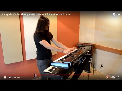 Soulspell - We Got The Right (Helloween's Tribute - Keyboard cam)