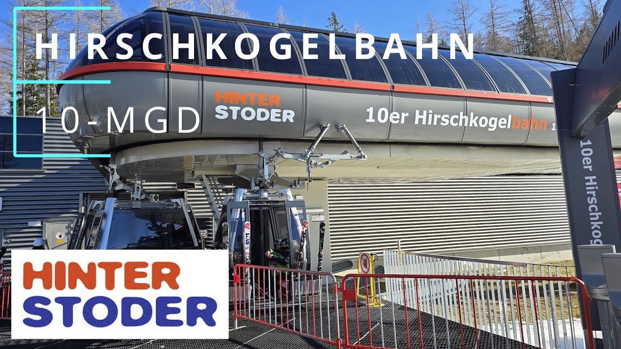 AT - Hinterstoder - 10-MGD ""Hirschkogelbahn"" POV jízda/ride - YouTube