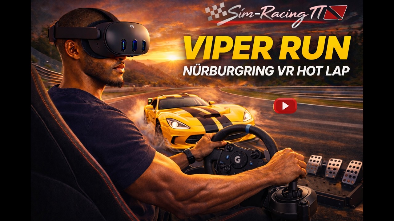 Dodge Viper in VR is too real at Nürburgring | Full Immersion Sim ...