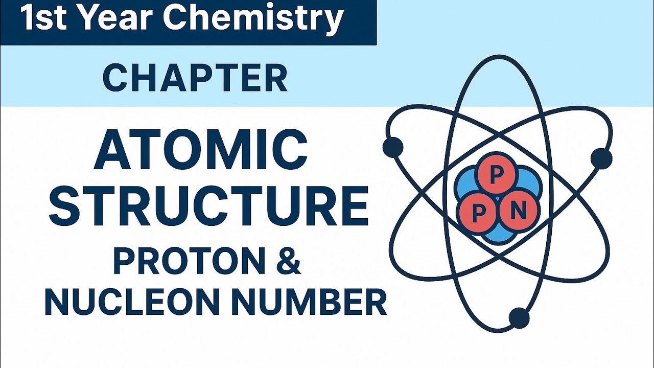 1st Year Chemistry Chapter 2 | Atomic Structure | Proton & Nucleon ...