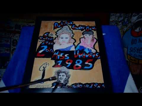 Pintura en honor a Deborah Carthy Deu, segunda Miss Universe de Puerto ...
