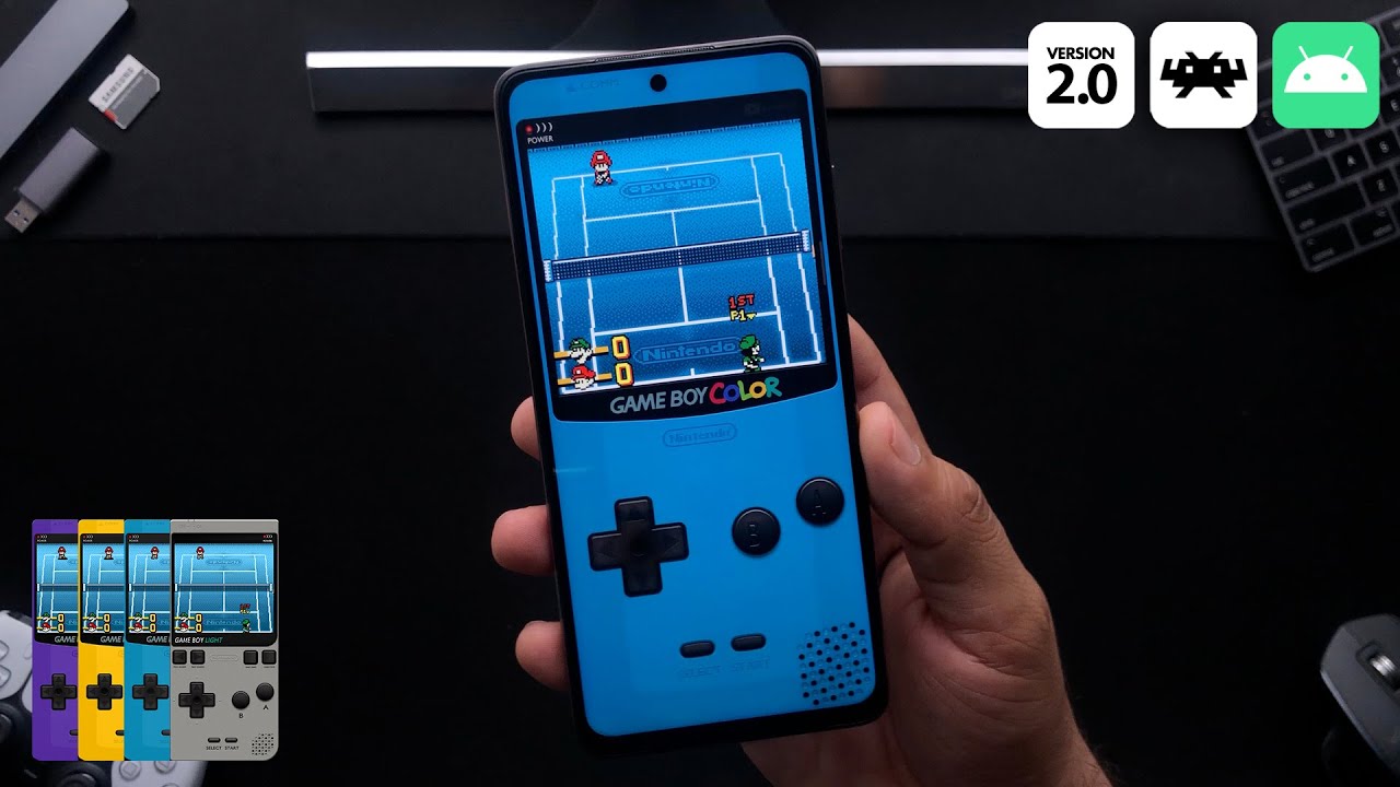 Convierte tu Celular en una Game Boy Color V2.0 (Nuevo Overlay) - YouTube