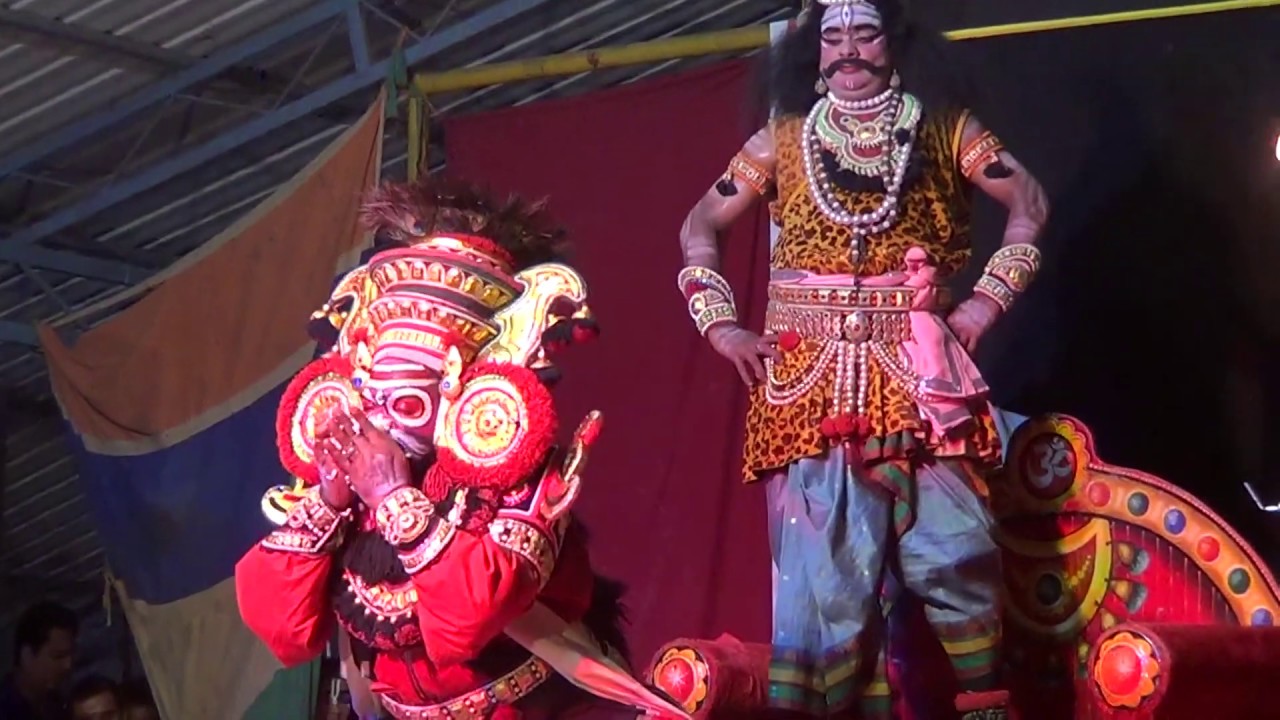 Yakshagana -- Daksha Yajna - 4 - Marakada-Permude - YouTube
