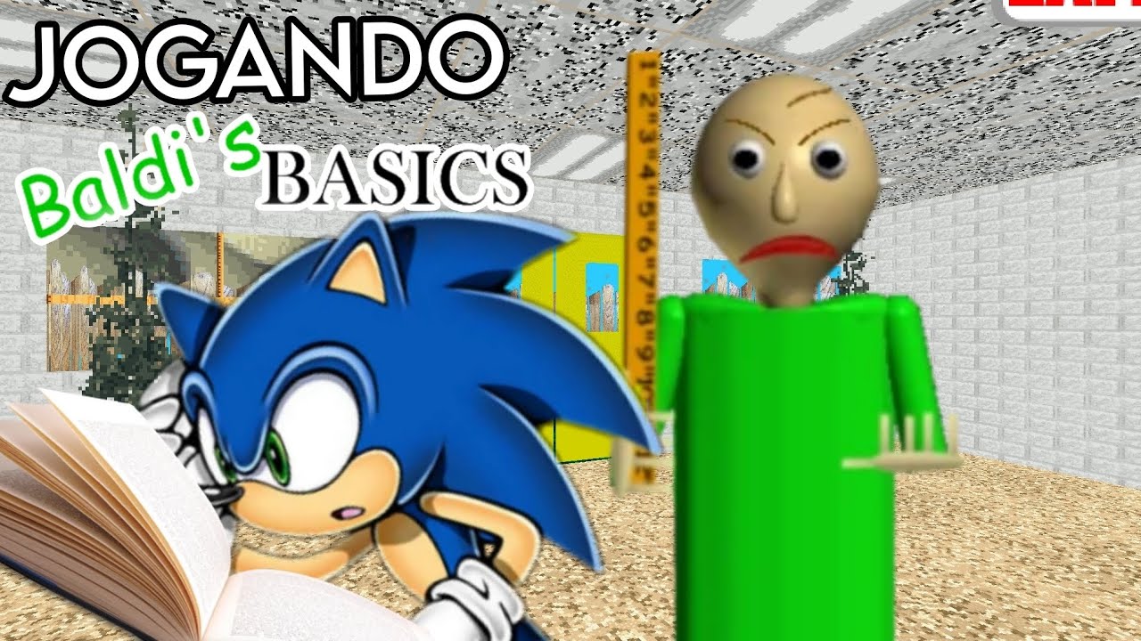 Jogando Baldi’s Basics! - YouTube