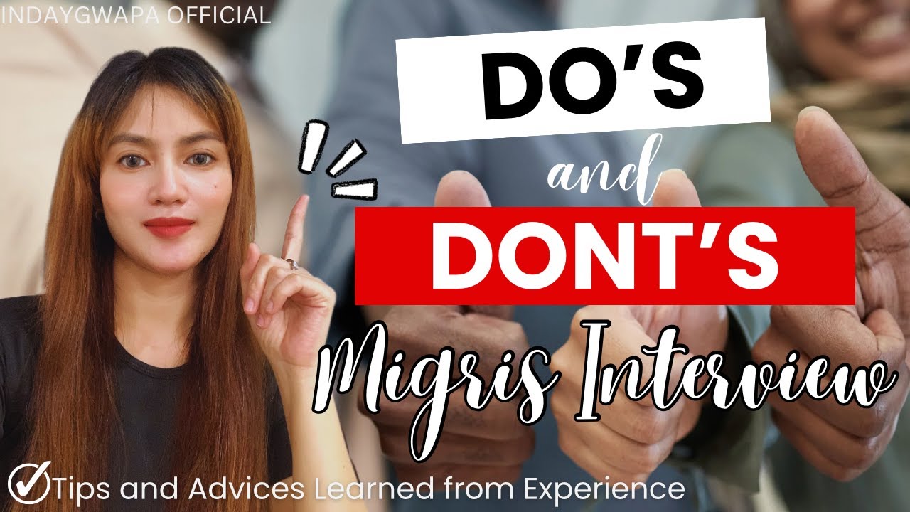 MIGRIS INTERVIEW DO’S and DON’TS || LITHUANIA APPLICATION - YouTube