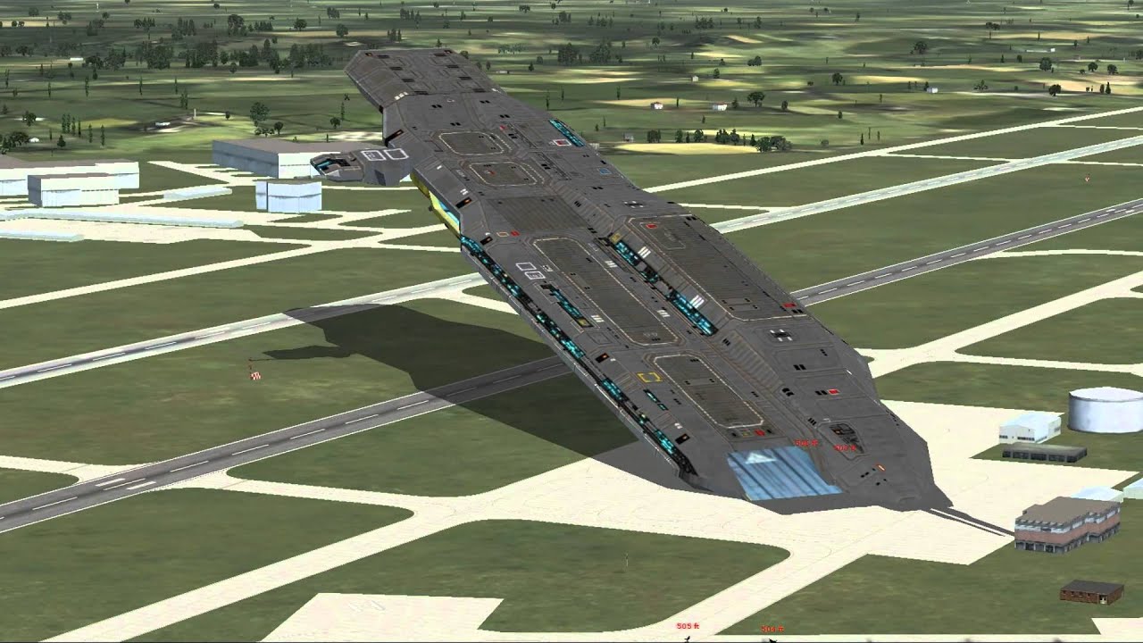 FSX: Spaceship Crash in Multiplayer - YouTube