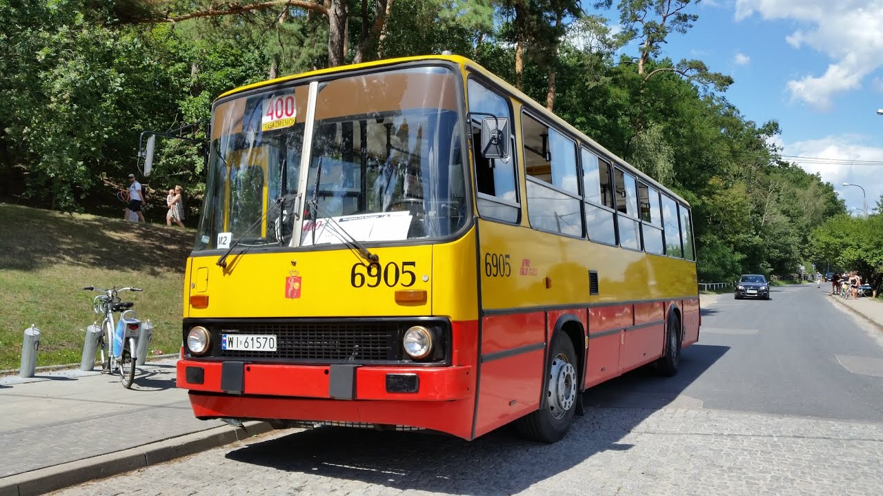 Ikarus 260.73A #6905 - Przejazd (linia 400 - ZTM Warszawa) - YouTube