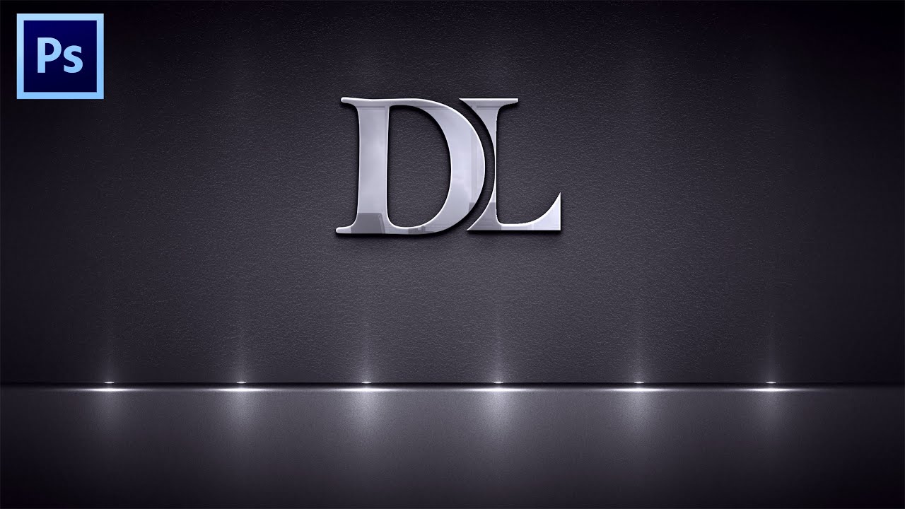 Create Customized Text Logo in Photoshop - YouTube