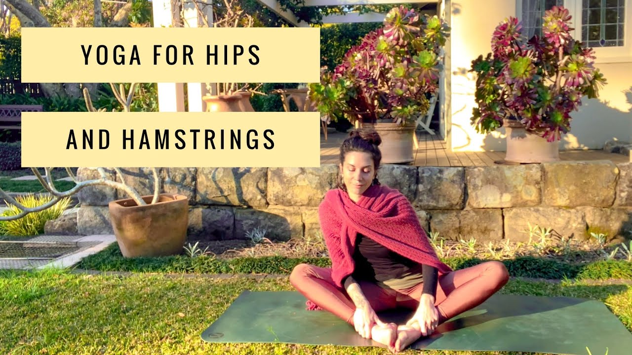 Yoga for Hips and Hamstrings - 20 min Beginners Gentle Hip Stretch ...