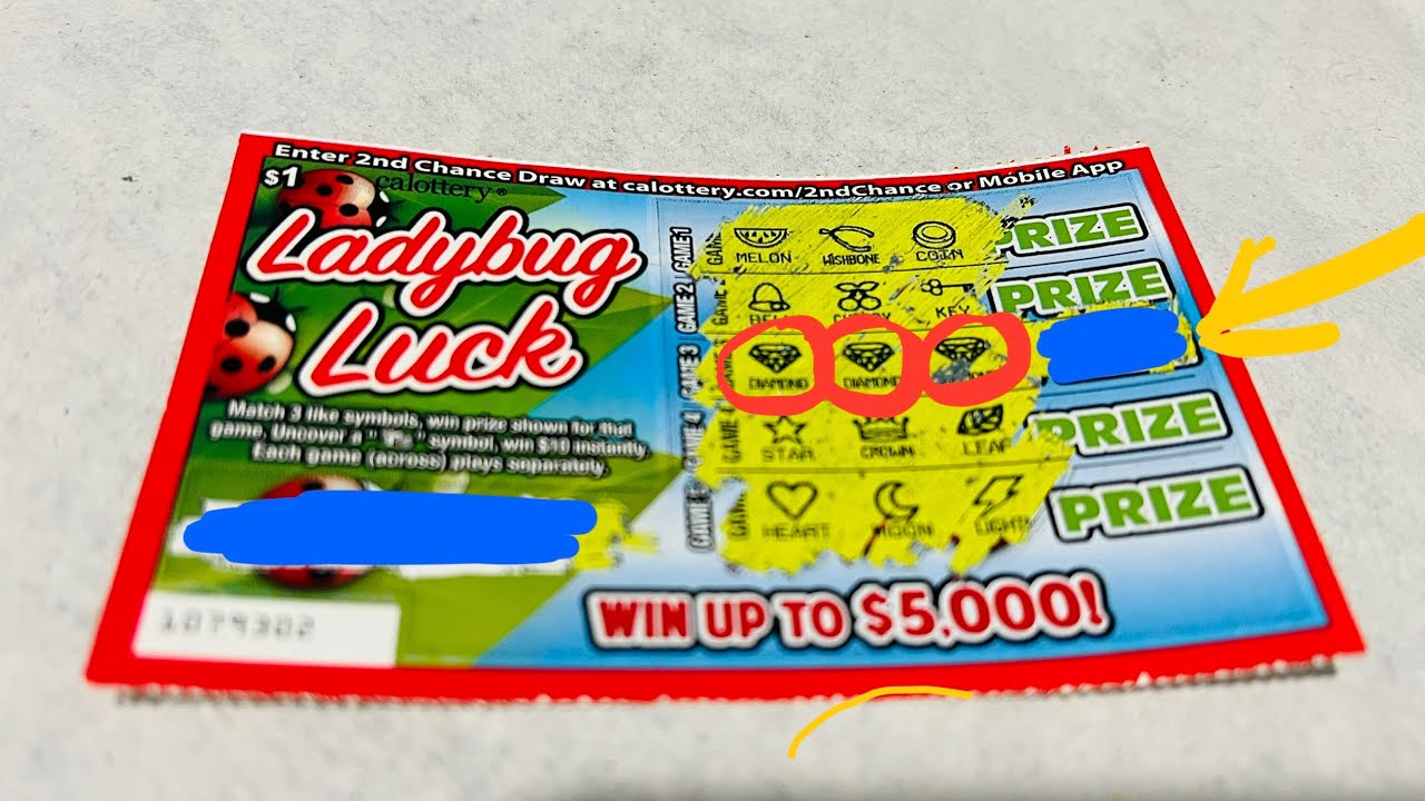 TRYING OUT SOME OLD $1 LADYBUG LUCK CALIFORNIA LOTTERY SCRATCHERS ...
