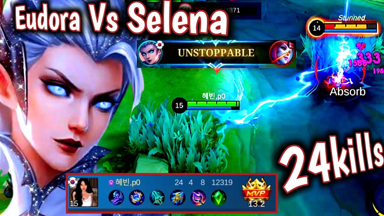 Eudora Vs Selena: This Alpha regrets after Challenge Wild eudora in rank - Mlbb eudora gameplay ...