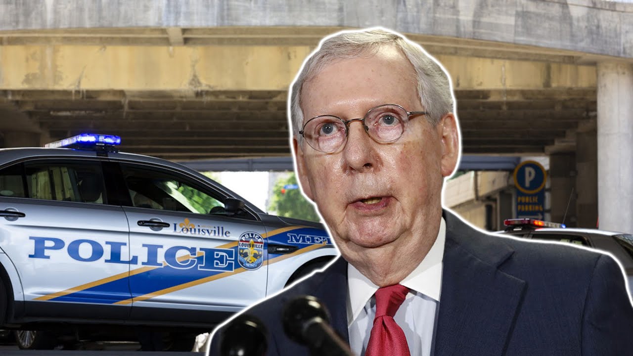Did Cops Mess with Protesters for Mitch McConnell? - YouTube