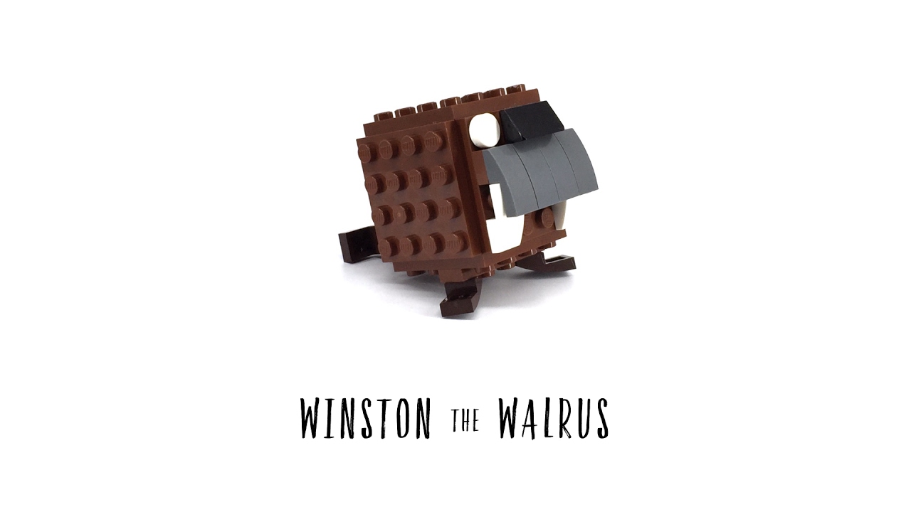 LEGO MOC Build | Winston the Walrus - YouTube