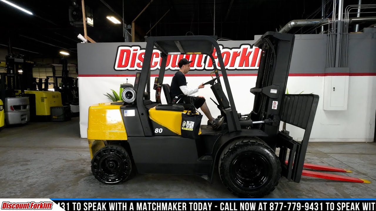 DAEWOO D35S-2 8,000 lb Diesel #322D - Forklift for Sale - YouTube