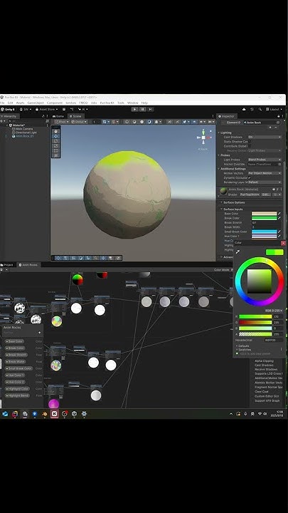 I made an animated rocks shader in Unity3D! - YouTube