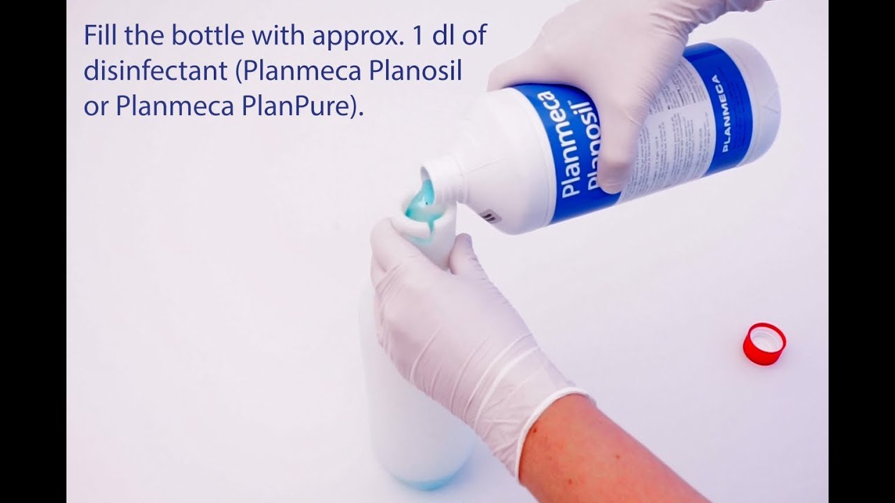 How to clean waterlines with water bottle - YouTube