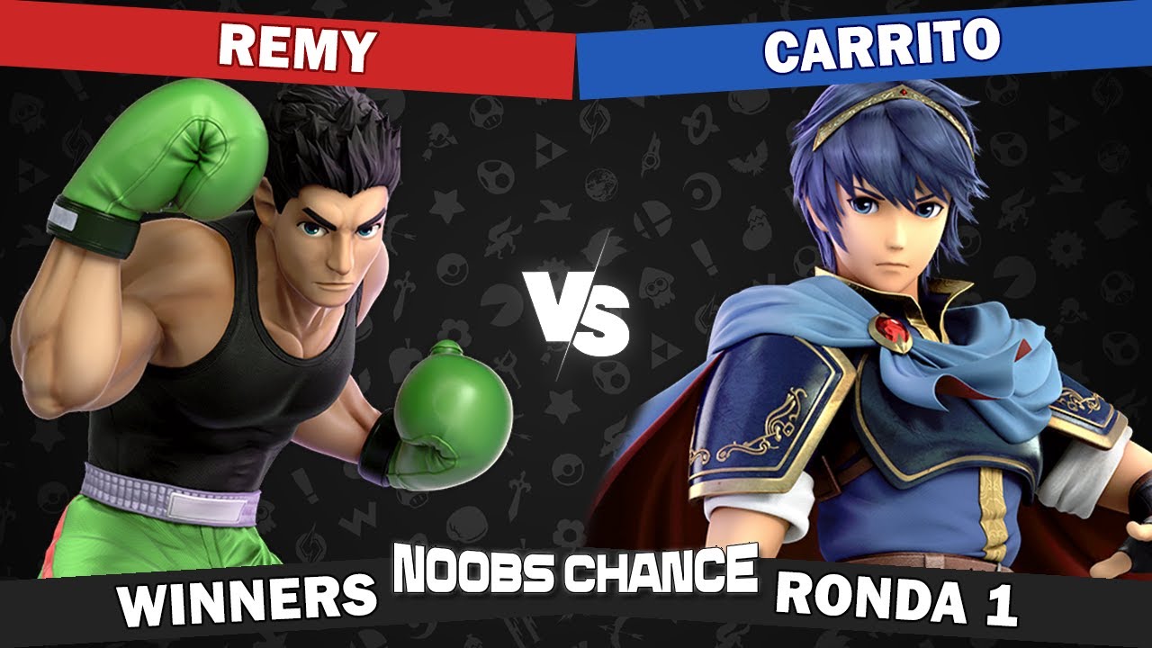 Noobs Chance SSBU 7° - Remy (Little Mac/Cap.Falcon) vs Carrito (Marth ...