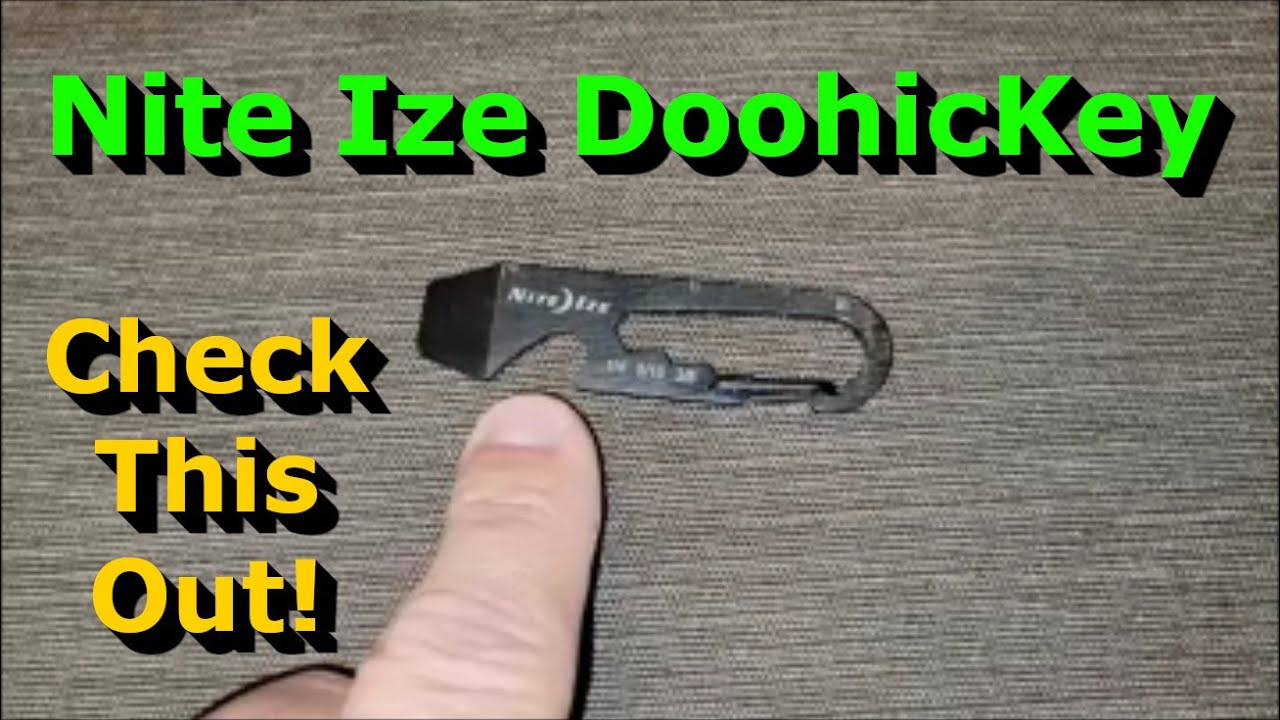 Nite Ize DoohicKey Keychain Multi Tool - YouTube