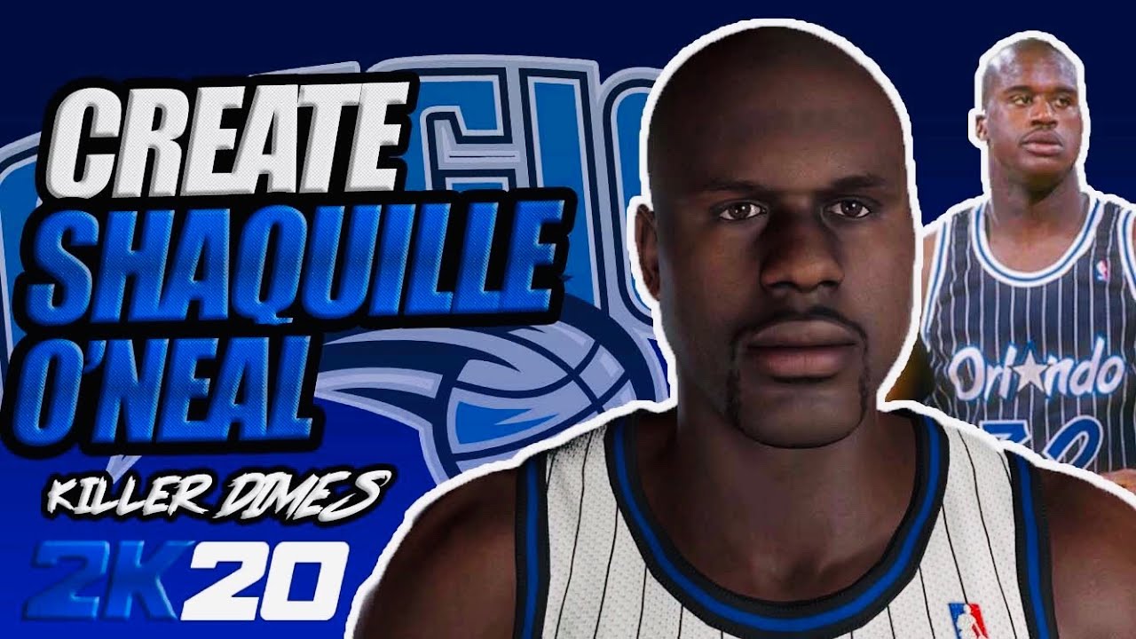 NBA 2K20 How To Make Shaquille O'Neal - YouTube