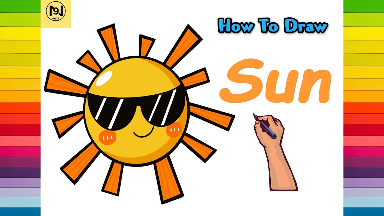 How to Draw Sunny Sun Step by Step - YouTube