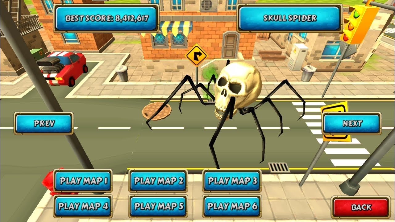 Spider Simulator Amazing City | Android Gameplay #5 - YouTube