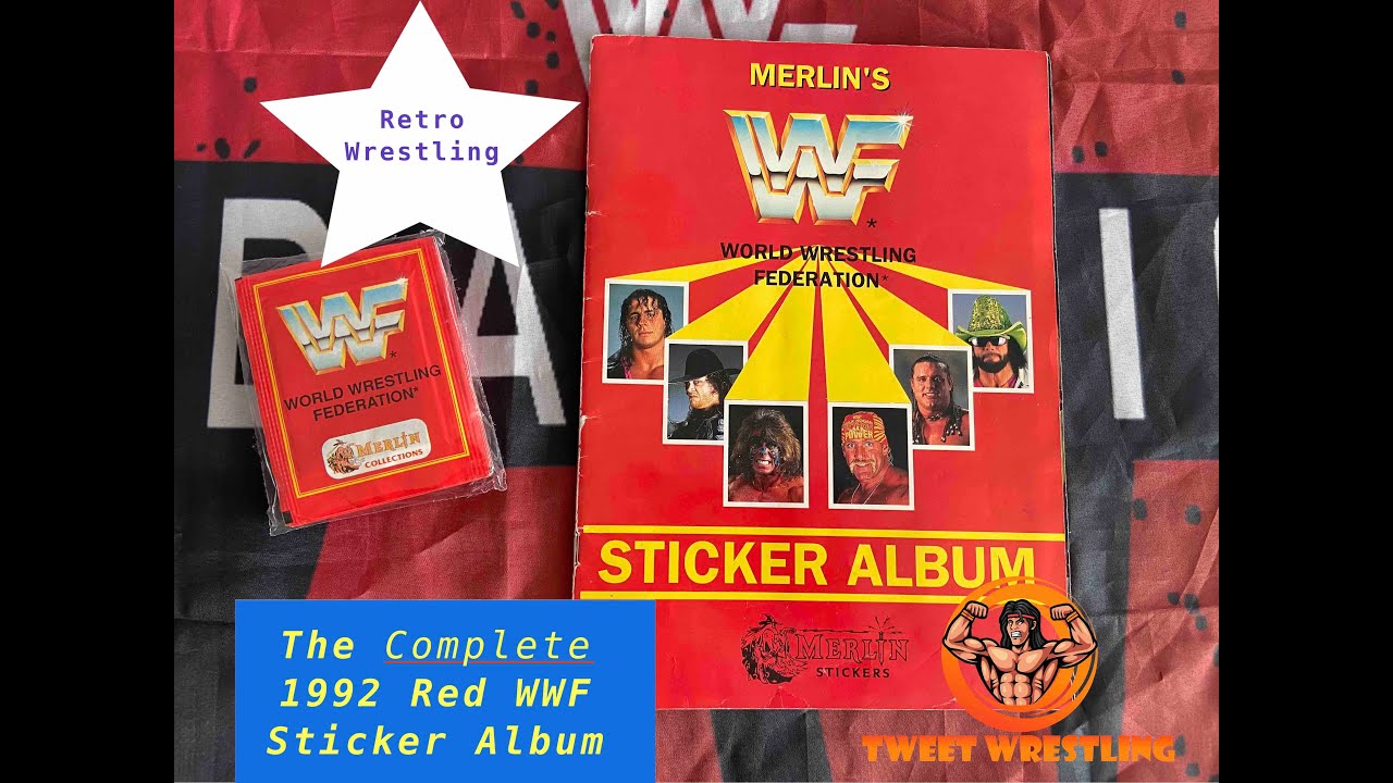 Complete WWF Merlin 1992 Wrestling Sticker Album - The Must See Curious ...