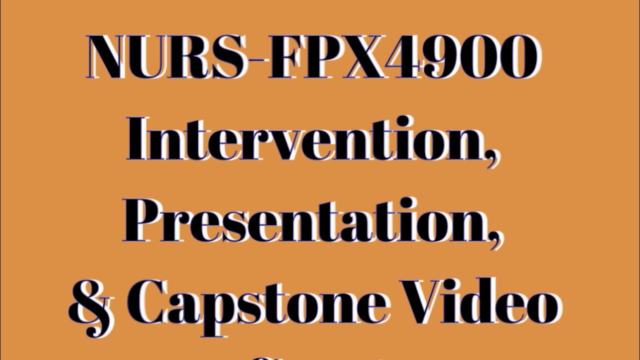 Mary Mutheki Intervention Presentation and Capstone Video Reflection - YouTube