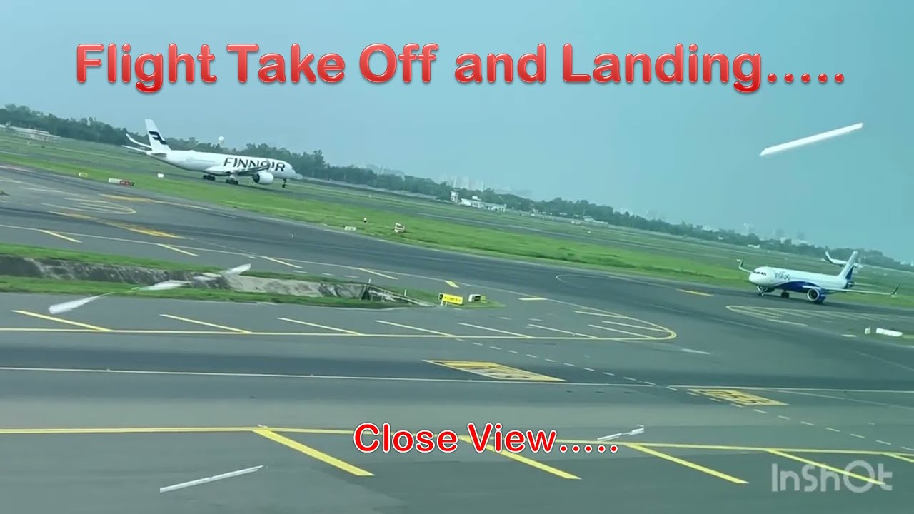 Flight Take OFF and LANDING Close View//#viralvideo - YouTube