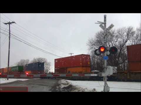 One Little Engine Pulling Big CP Train