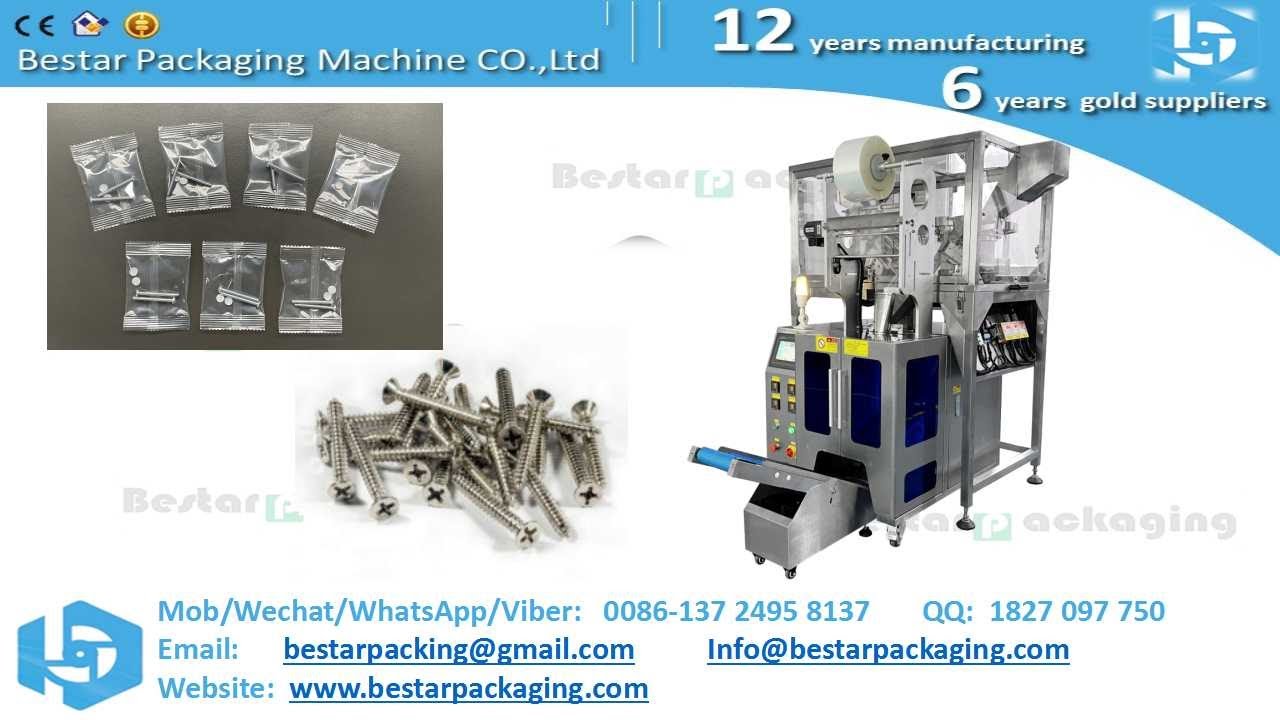 Screws, nuts and hard accessories counting and packing machine with ...