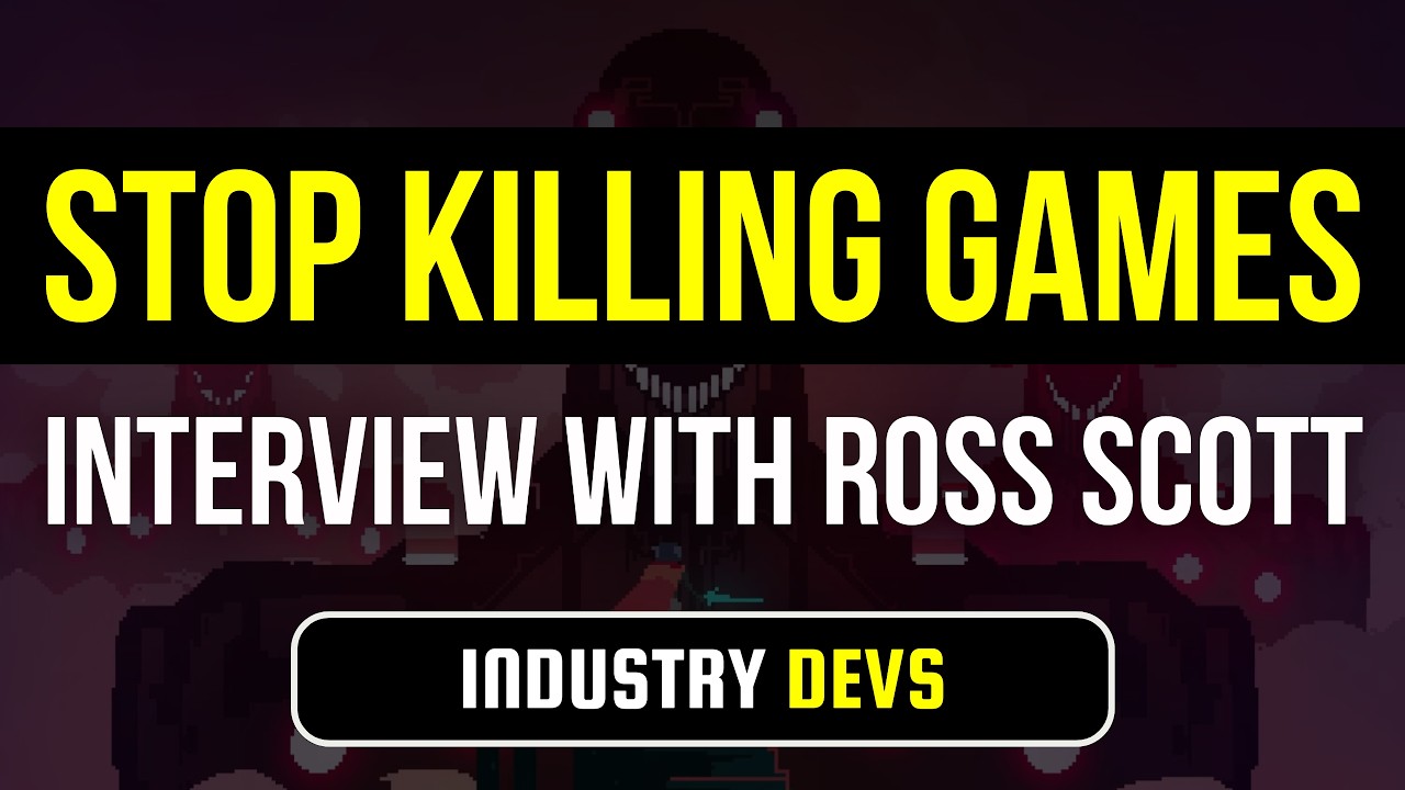 Interview with Ross Scott @Accursed_Farms of STOP KILLING GAMES - YouTube