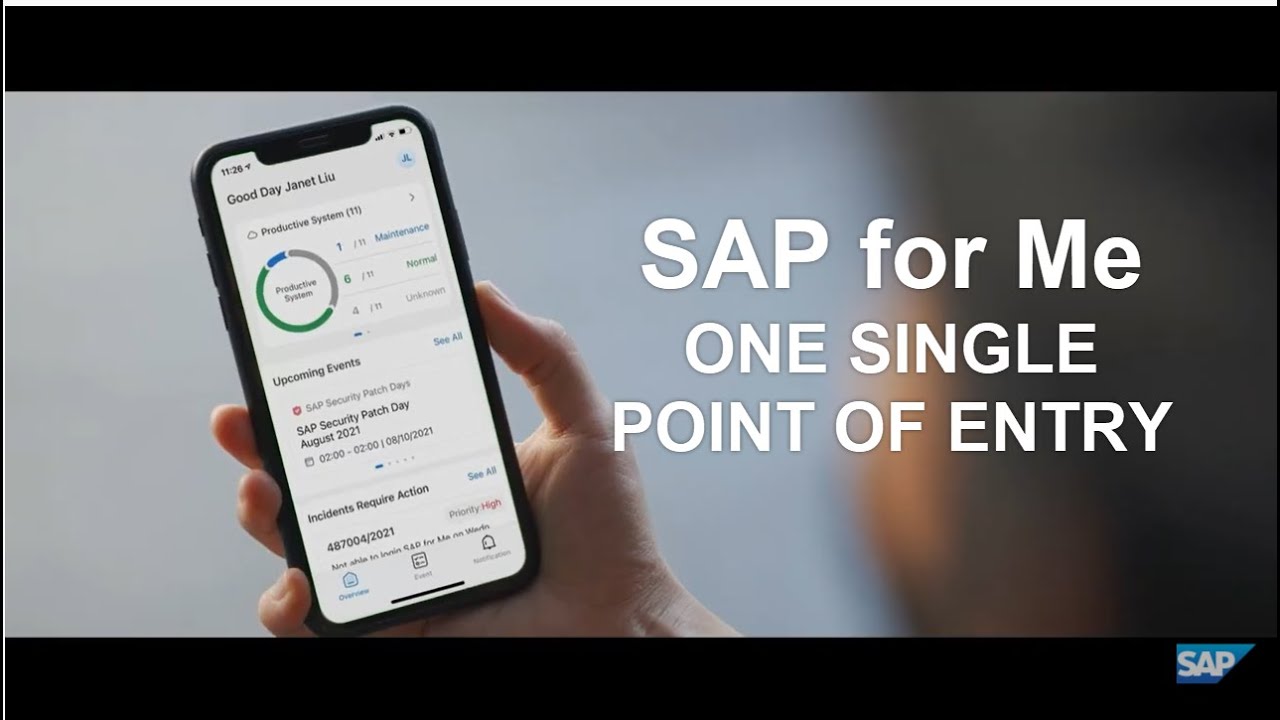 SAP for Me - Your Customer Portal from SAP | Sign In Now - YouTube